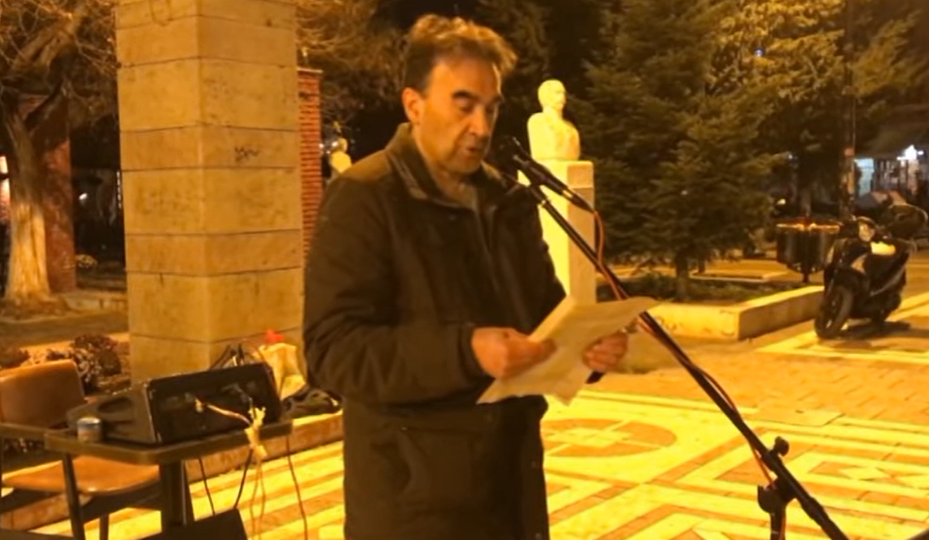 Βασίλης Κερμενιώτης. Η ομιλία στην συγκέντρωση της Πτολεμαΐδας (14/11 ...