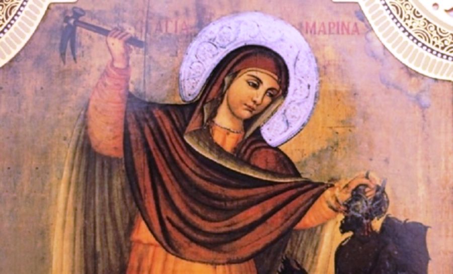 ΑΓΙΑ ΜΑΡΙΝΑ Η ΜΕΓΑΛΟΜΑΡΤΥΣ: Η ΠΑΝΕΦΗΜΗ ΝΥΜΦΗ ΤΟΥ ΧΡΙΣΤΟΥ - Triklopodia