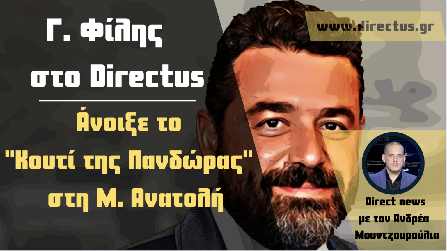 Γιώργος Φίλης στο Directus Άνοιξε το ''Κουτί της Πανδώρας'' στη Μ ...