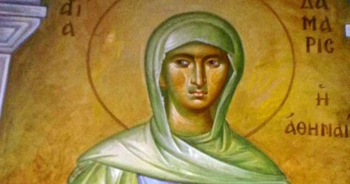 ΑΓΙΑ ΔΑΜΑΡΙΣ: Η ΠΡΩΤΗ ΑΘΗΝΑΙΑ ΧΡΙΣΤΙΑΝΗ - Triklopodia